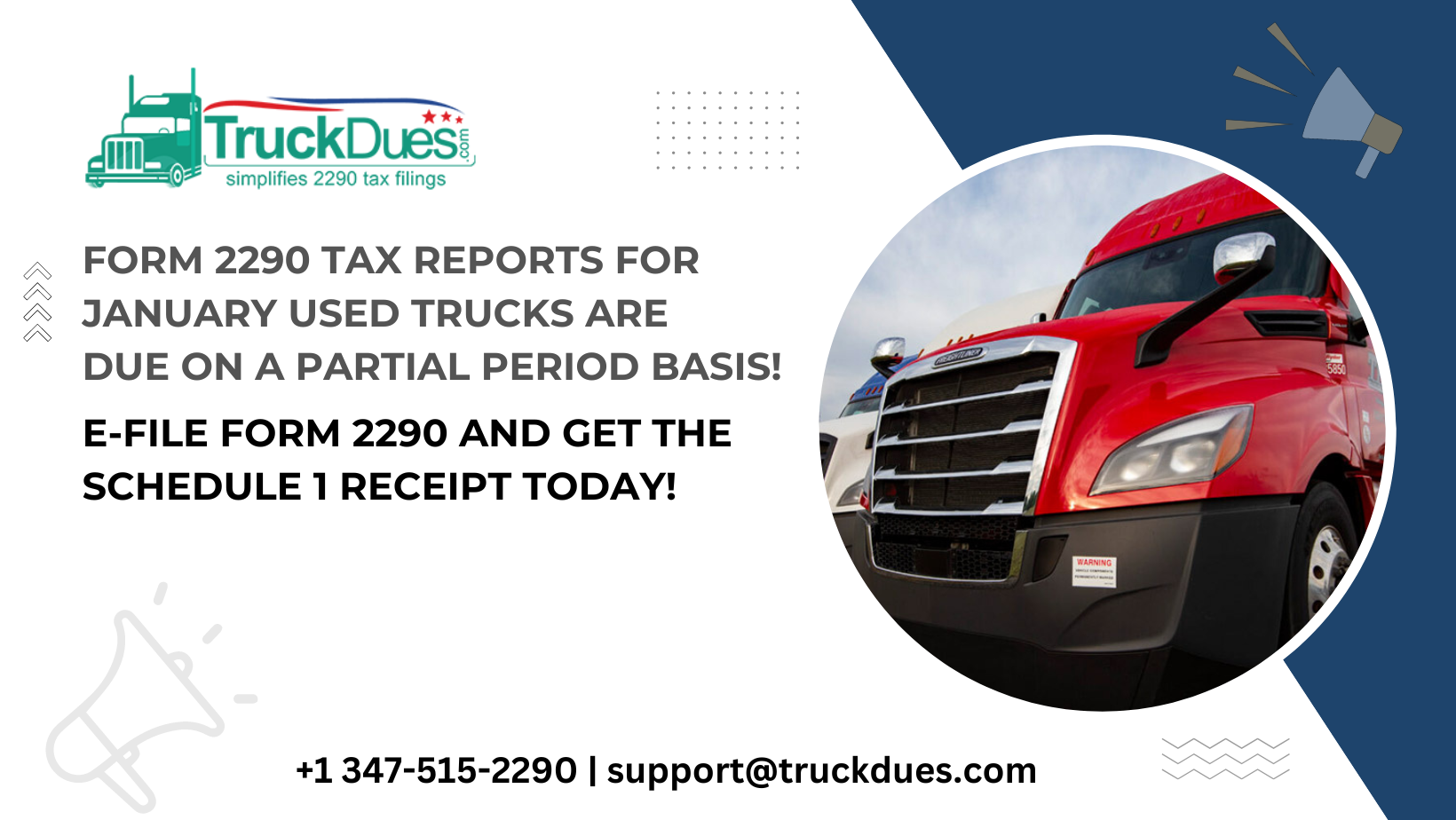 TruckDues.com | To e-file vehicle use tax | Starts from $7.99 ...